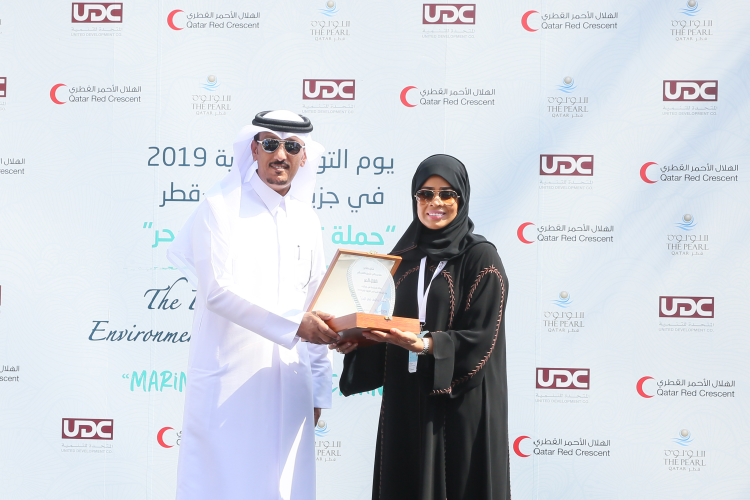 UDC ORGANIZES THE PEARL-QATAR'S SEABED CLEANUP CAMPAIGN
